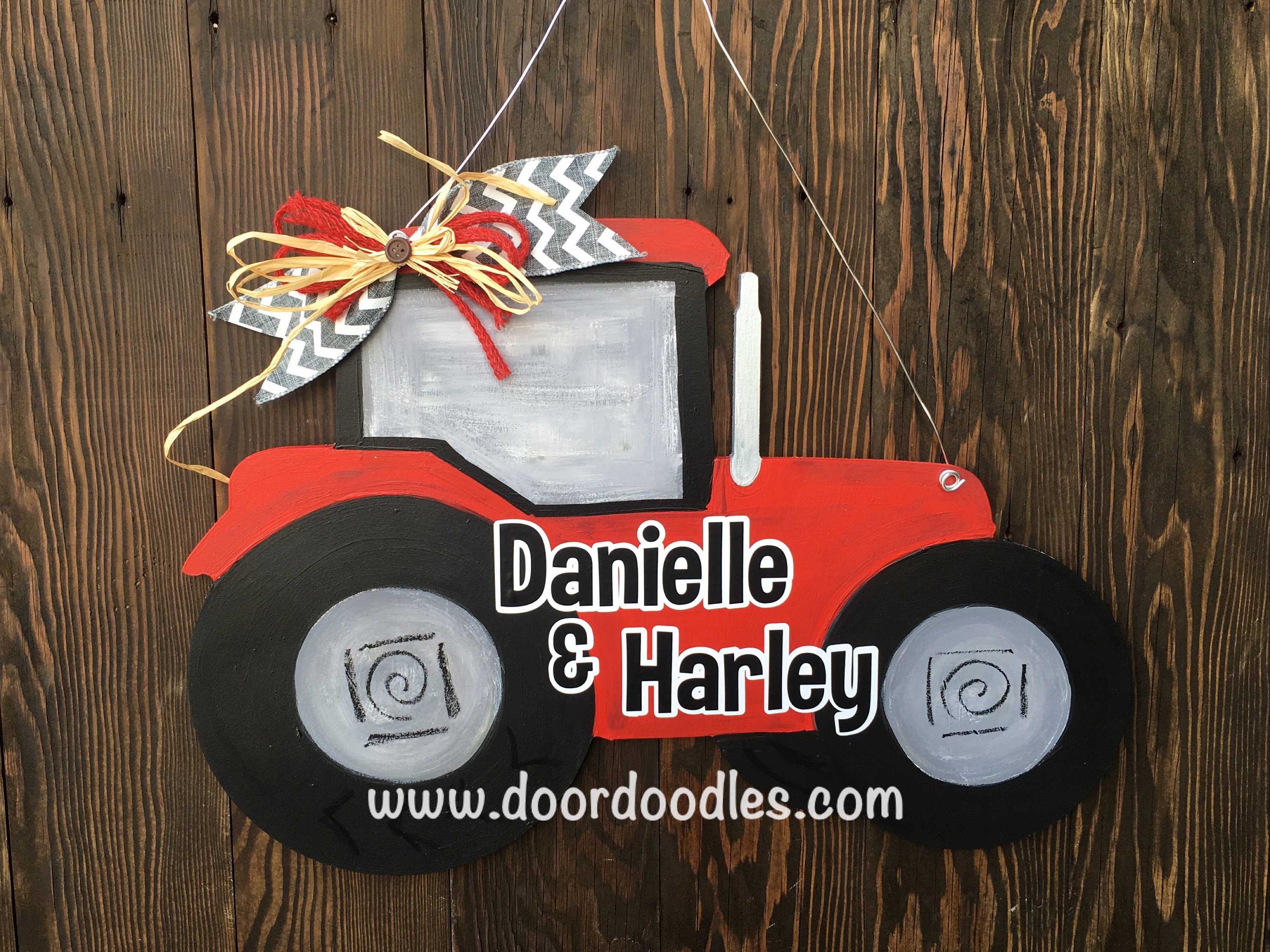 Tractor Front Door Decoration Hanger Hanging Wreath Hang - Etsy