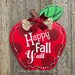 Rustic Apple Door Decoration Hanger Hanging Wreath Back to - Etsy