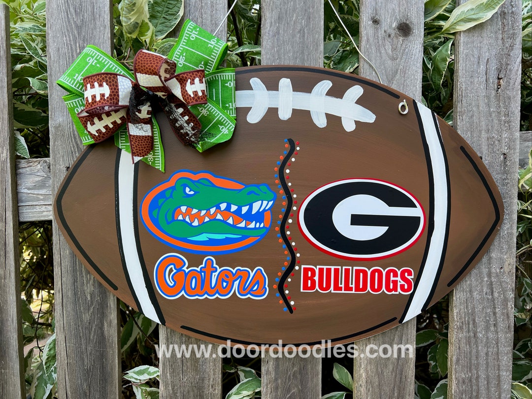 Full Size door Hanger House Divided Football Front Door - Etsy