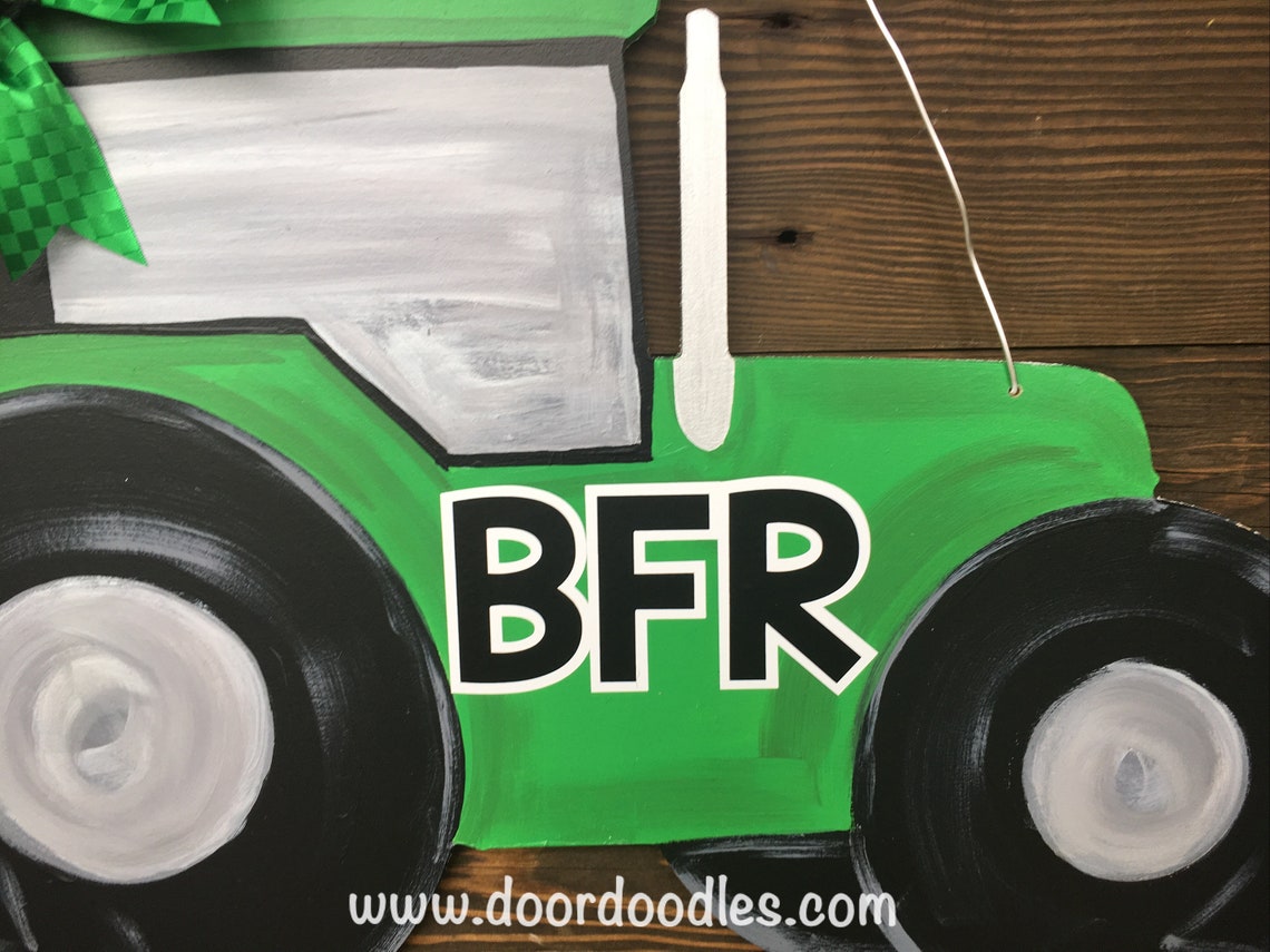 Tractor Front Door Decoration Hanger Hanging Wreath Hang - Etsy