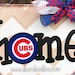 Chicago Cubs JUMBO HUGE HOME Plate Baseball Softball Pentagon Front ...