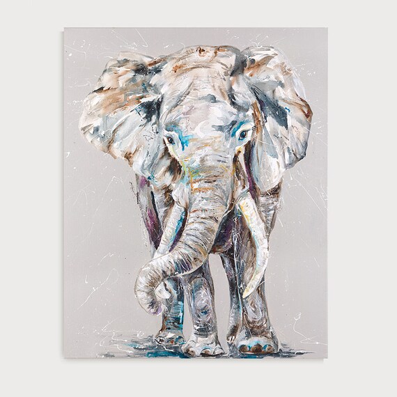 Elephant Print A4 Art & Collectibles Digital Prints Prints etna.com.pe