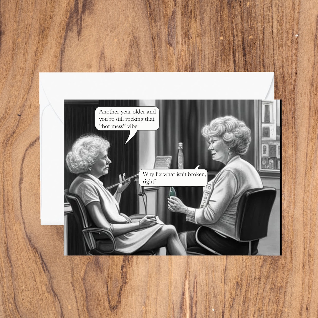 Funny Birthday Card / Why Fix What Isn't Broken / Cute Birthday Card ...