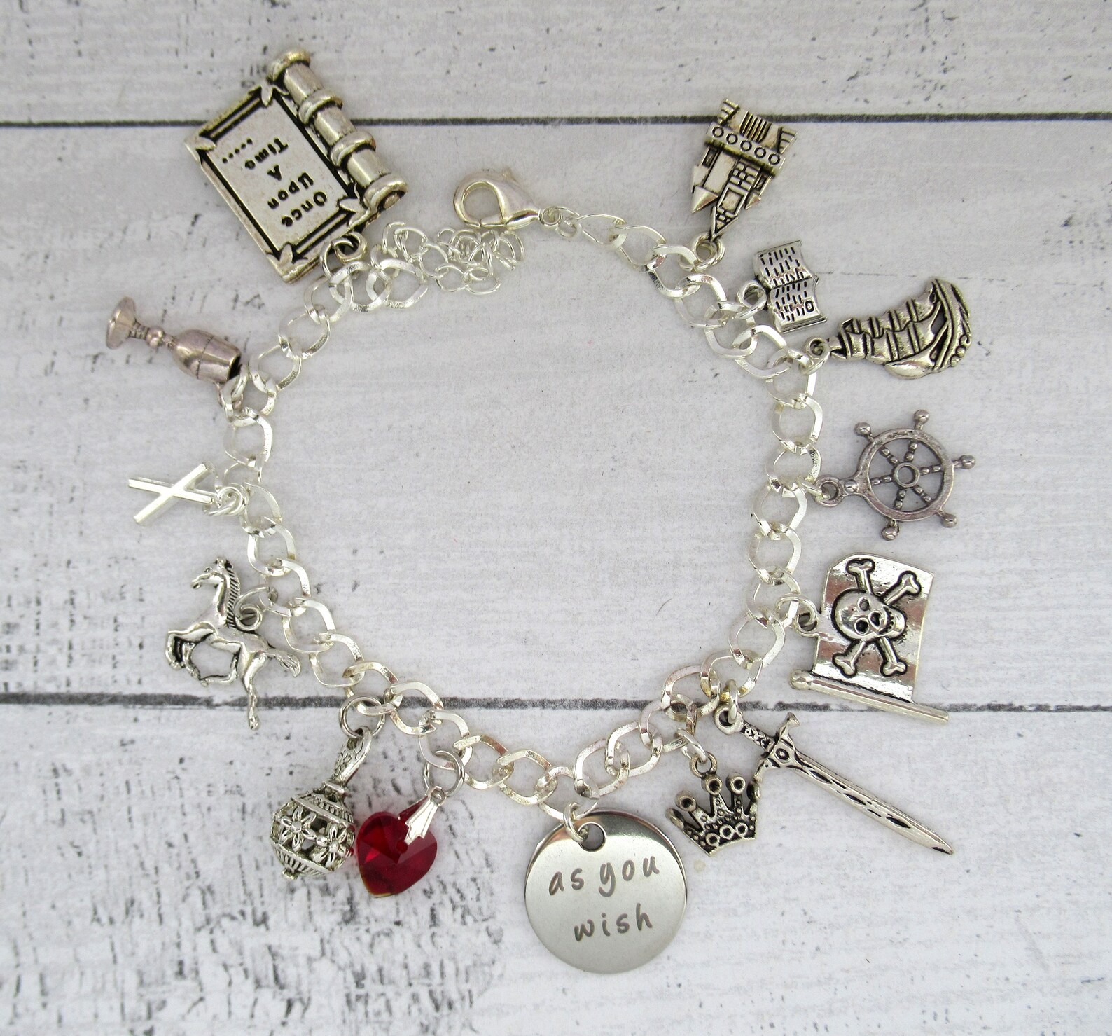 Princess Bride Themed Charm Bracelet | Etsy