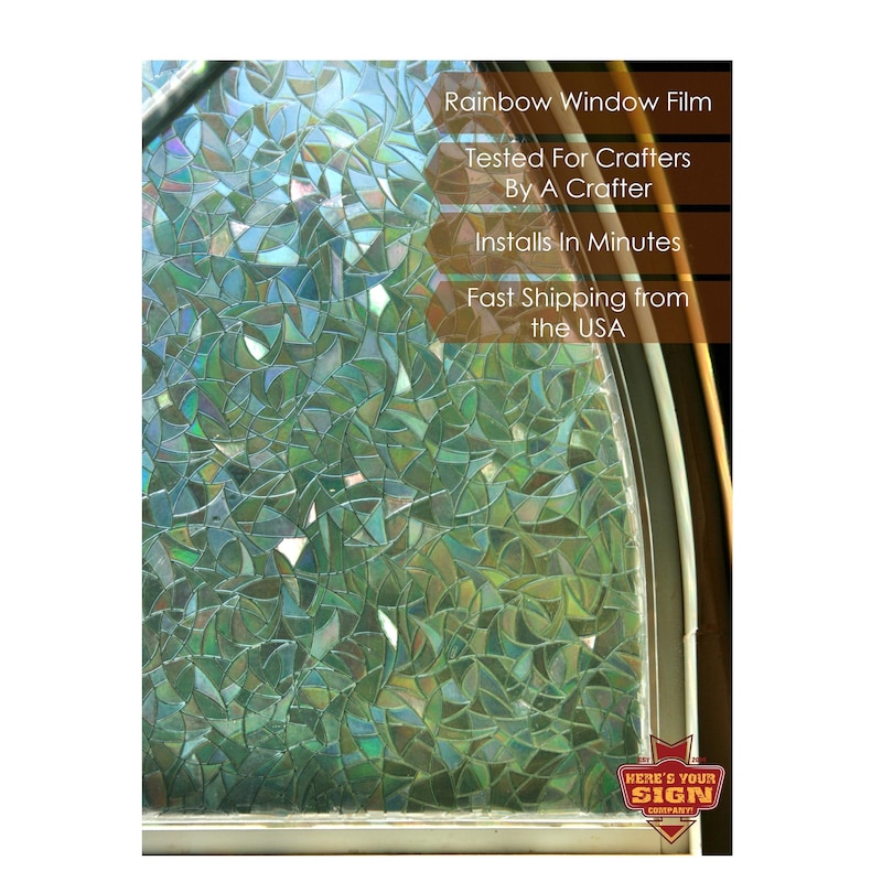 Rainbow Car Window Film - Etsy