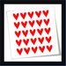 Sheet of 2 Vinyl Heart Decals / Stickers 25 Total - Etsy
