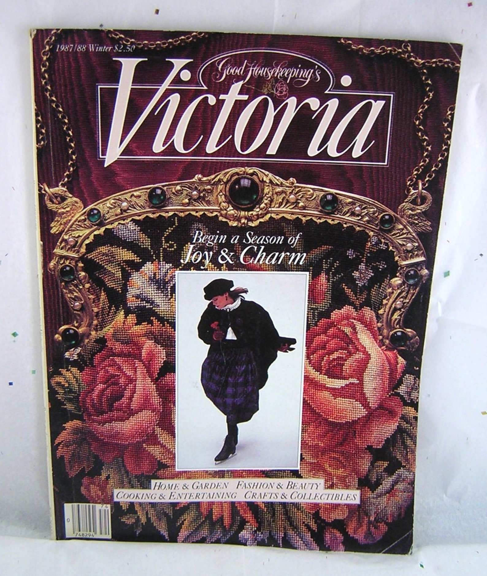 Victoria Magazine Back Issue 1987/1988 Winter Issue Volume | Etsy