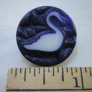 3 Glass Animal Buttons, Great Finishes, Orange Moonglow Cat, White ...