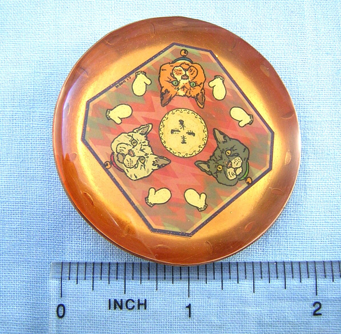 3 Little Kittens Storybook Button, by Studio Artist Chris Shreve ...