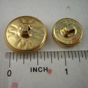 8 Vanity, Designer Logo Buttons, Brass, Brooks Golden Fleece, Brothers ...