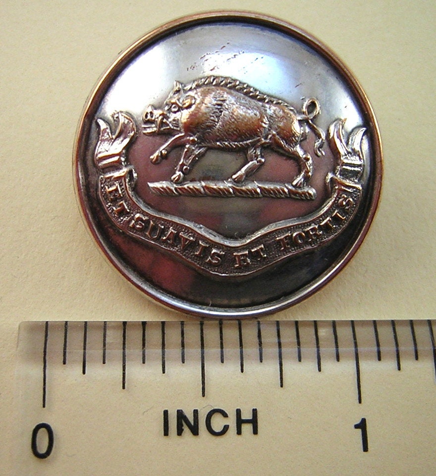 Running Wild Boar Livery Button Banner With Motto Torse - Etsy