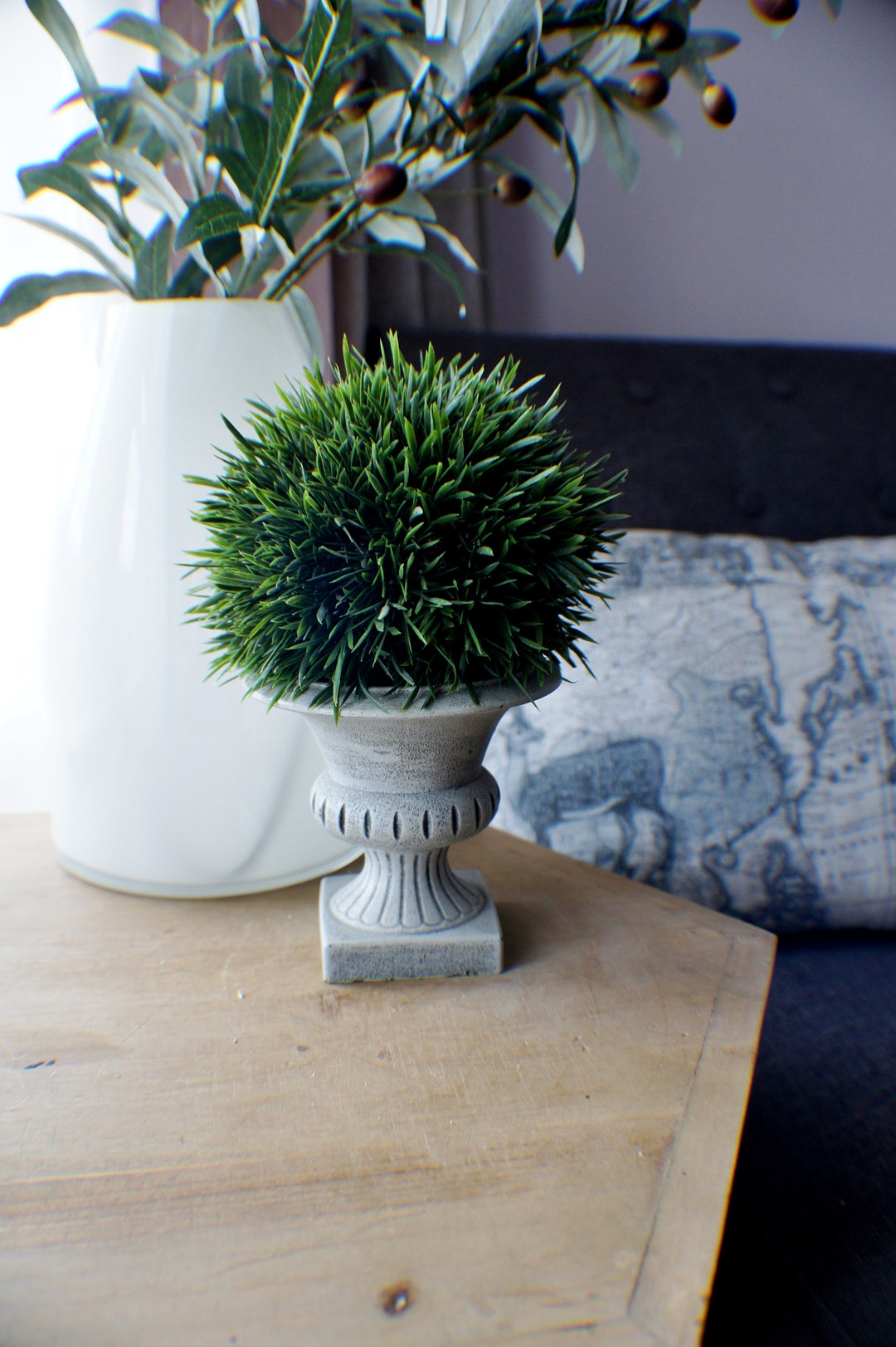 Everyday Greenery Sphere Topiary, Arrangement, Farmhouse Arrangement ...
