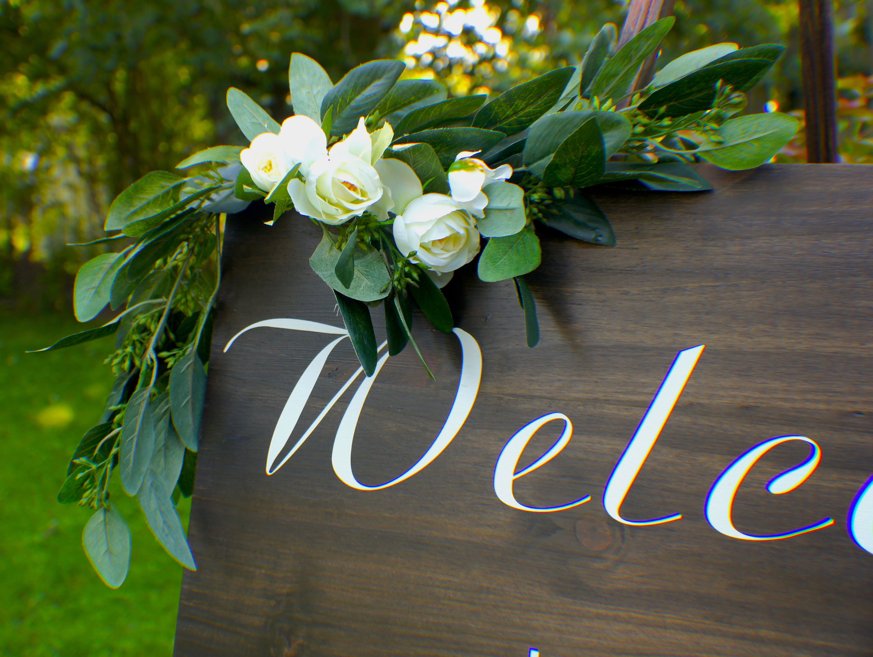 Wedding Welcome Sign Swag Wedding Swag Picture Frame | Etsy Australia