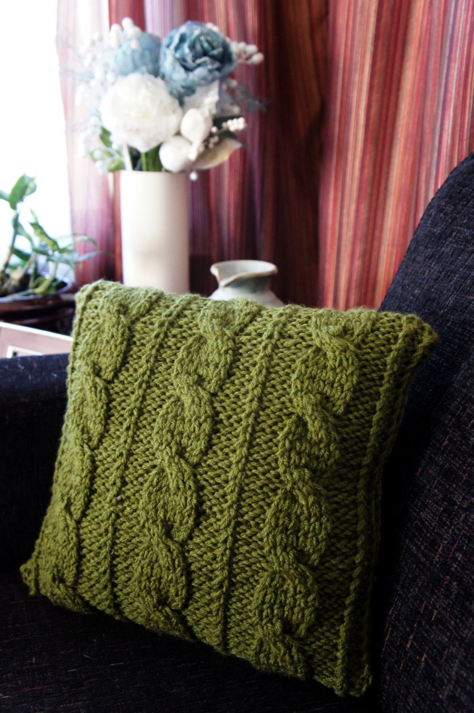 Cable Knit Pillow Cover Pillow Cover Decorative Pillow - Etsy