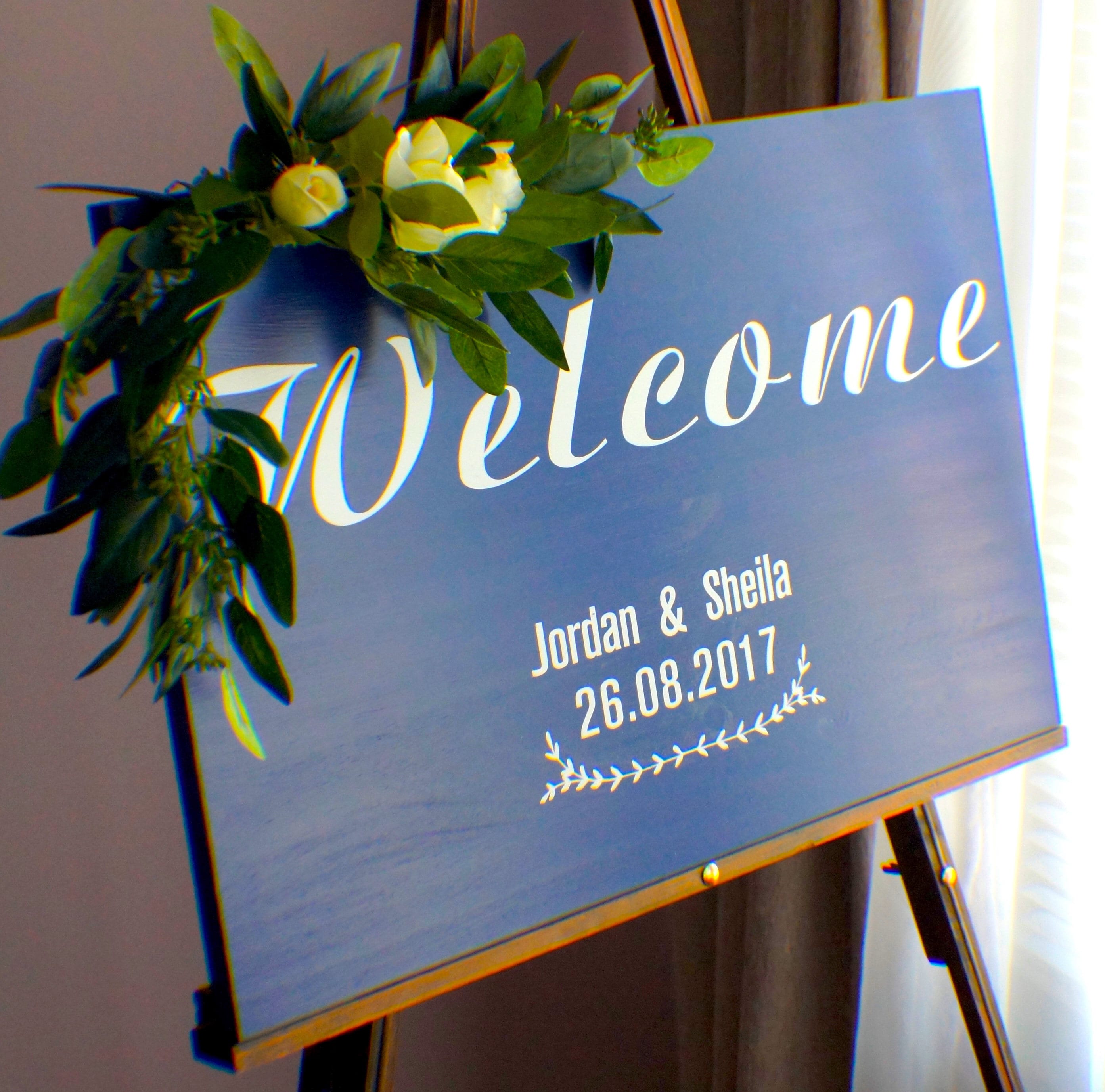 Wedding Welcome Sign Swag Wedding Swag Picture Frame | Etsy Australia