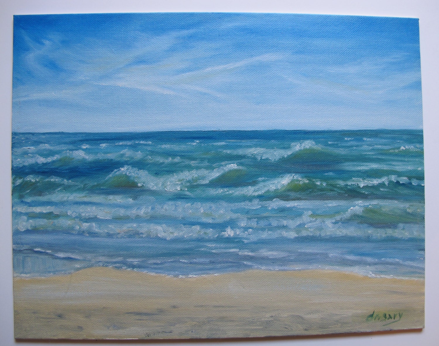 Seascape, Ocean Painting, Original Oil Painting - Etsy