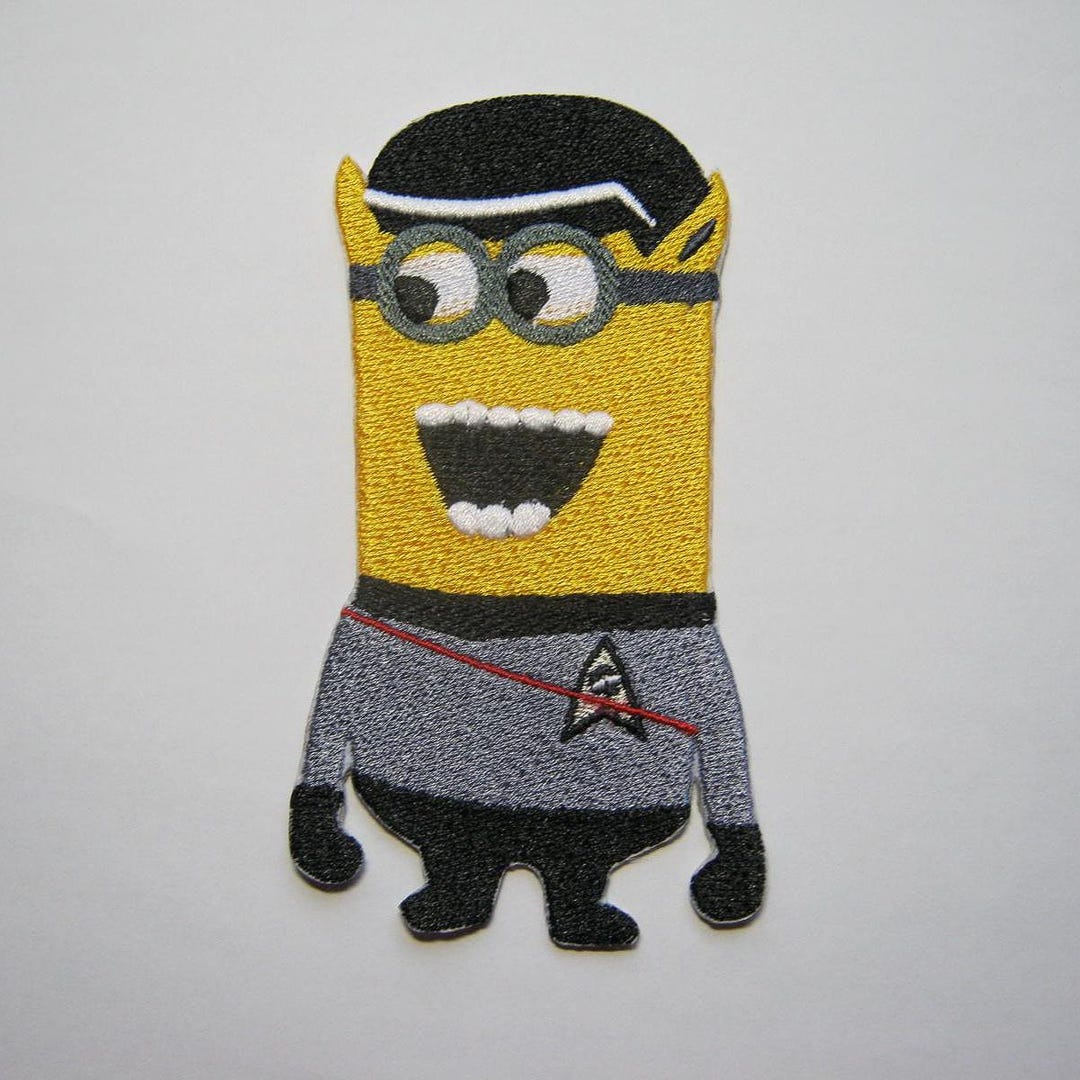 Star Trek Minion Spock Embroidered Patch, Enterprise - Etsy Canada