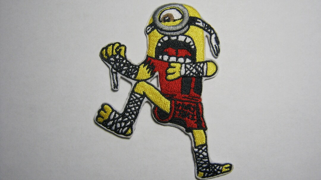 Muay Thai Minion Embroidered Patch MMA Patch Martial Arts - Etsy