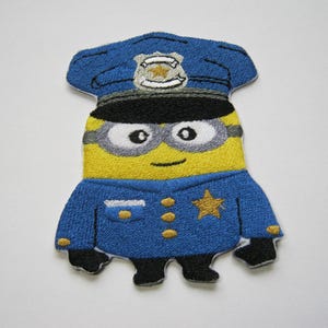 Police Officer Minion Embroidered Patch: Law Enforcement Gift - Etsy