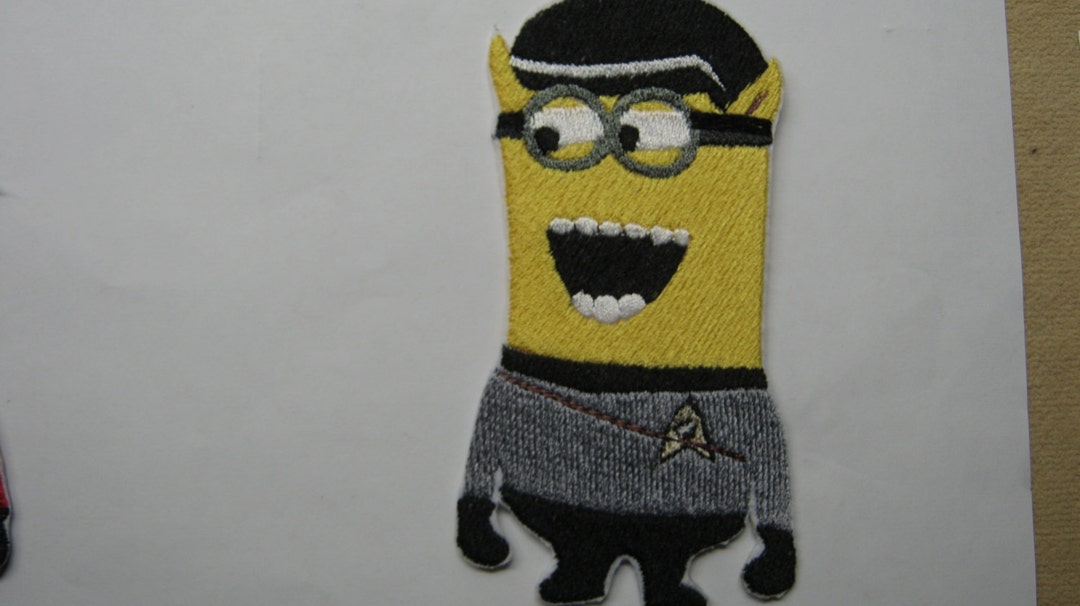 Star Trek Minion Mr. Spock Embroidered Patch, Vulcan, Sci-fi Patch ...