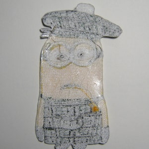 Scottish Two Eyed Minion in Kilt and Tam Embroidered Patch, Scotland ...