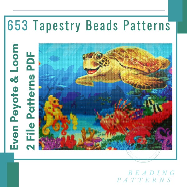 Seed Bead Turtle Pattern - Etsy