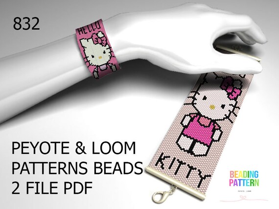 Hello Kitty Pattern Bracelet