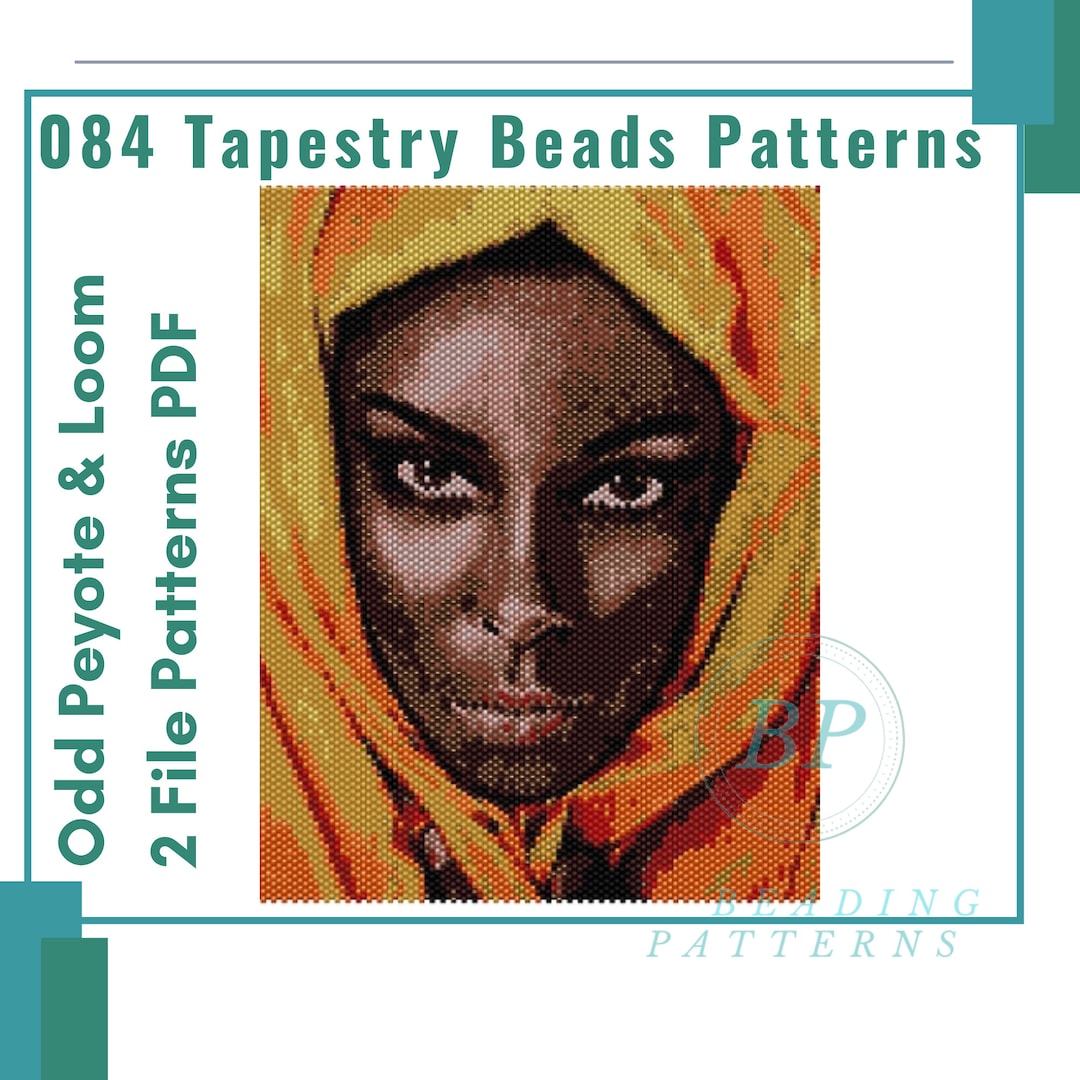 084, African Tapestry, African Peyote, African Loom, Even Peyote, Seed ...