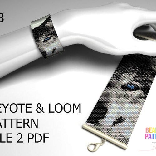 Moon Phases Pattern Loom Beading Bracelet Cuff Bead - Etsy