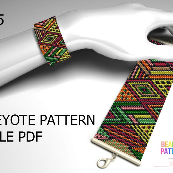 Peyote Cuff Pattern - Etsy Canada