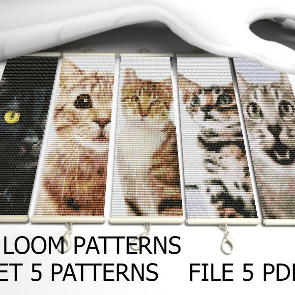 Loom Patterns Cats - Etsy