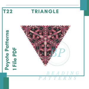 Triangle Patterns Pendant Beads, Diy Miyuki Tutorial Pendant, Beadwork ...