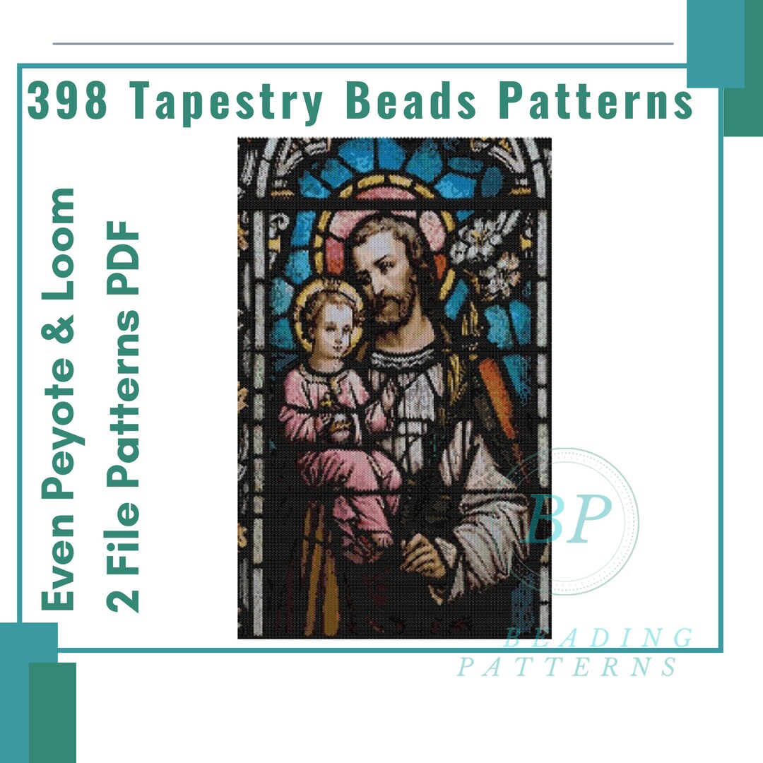 Jesus Christ Loom Peyote Tapestry Patterns Woven, Beading Postcard Wall ...