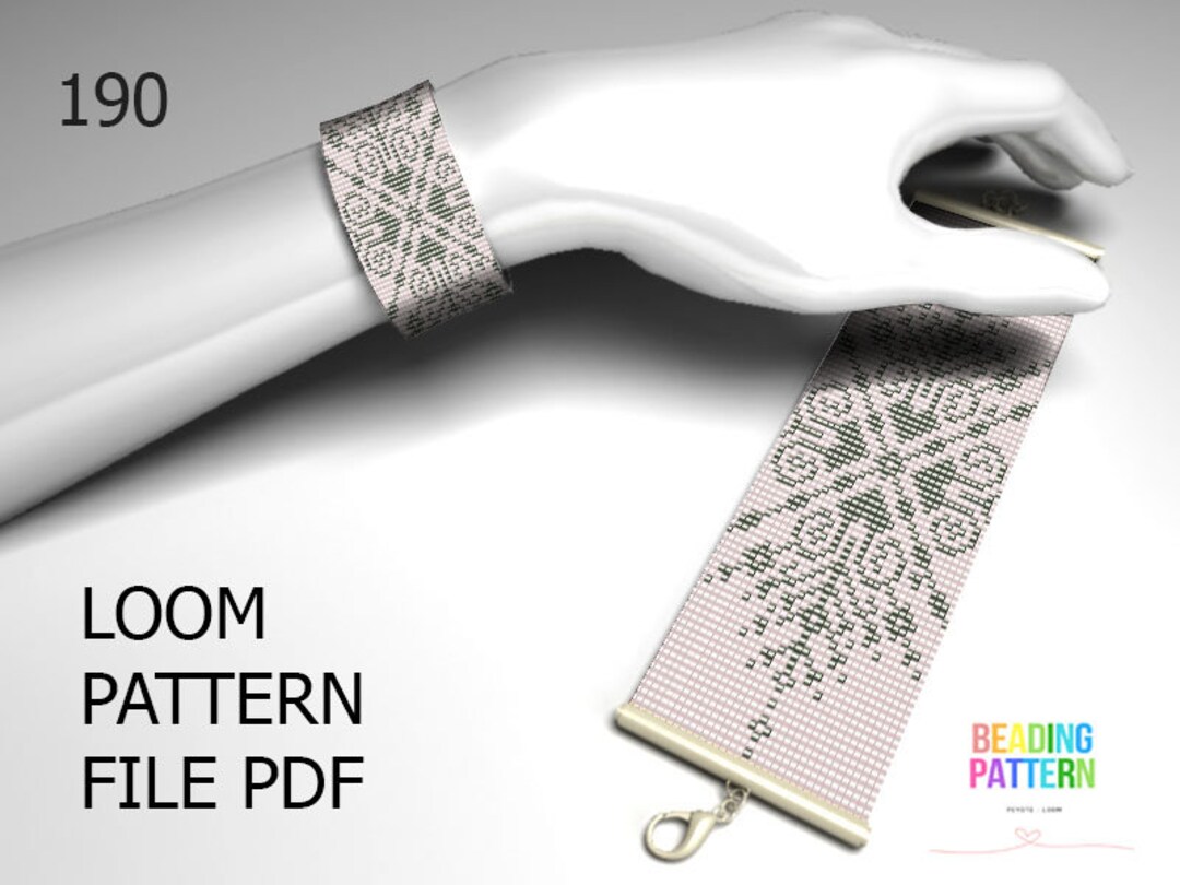 190 Snowflakes Christmas Beads Loom Pattern Winter Beaded - Etsy