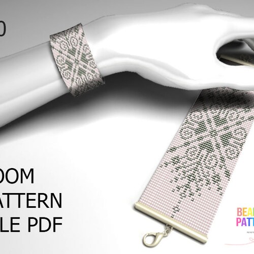 190 Snowflakes Christmas Beads Loom Pattern Winter Beaded - Etsy