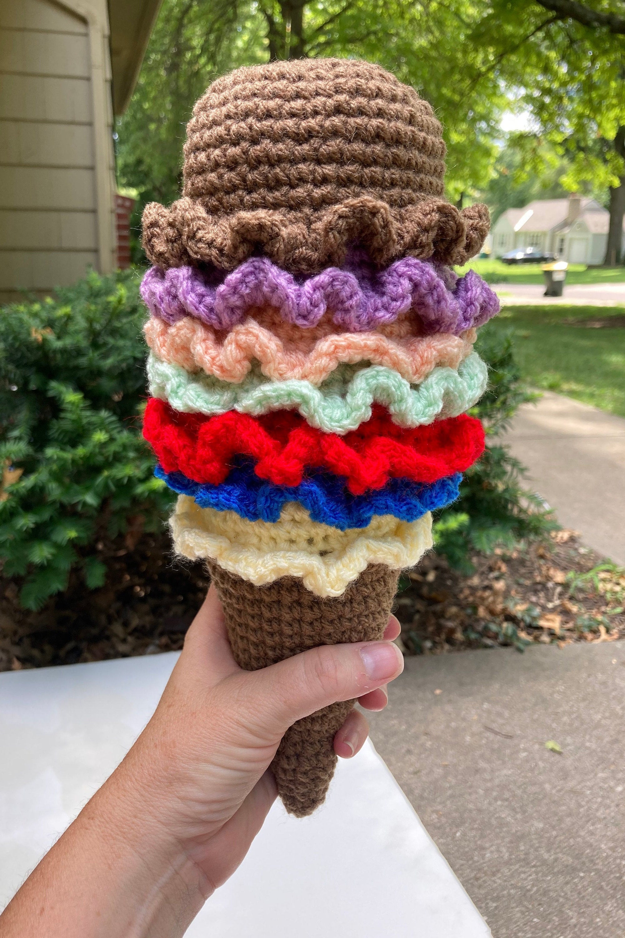 Amigurumi Stackable Ice Cream Cone Vipkid Reward System Ice - Etsy