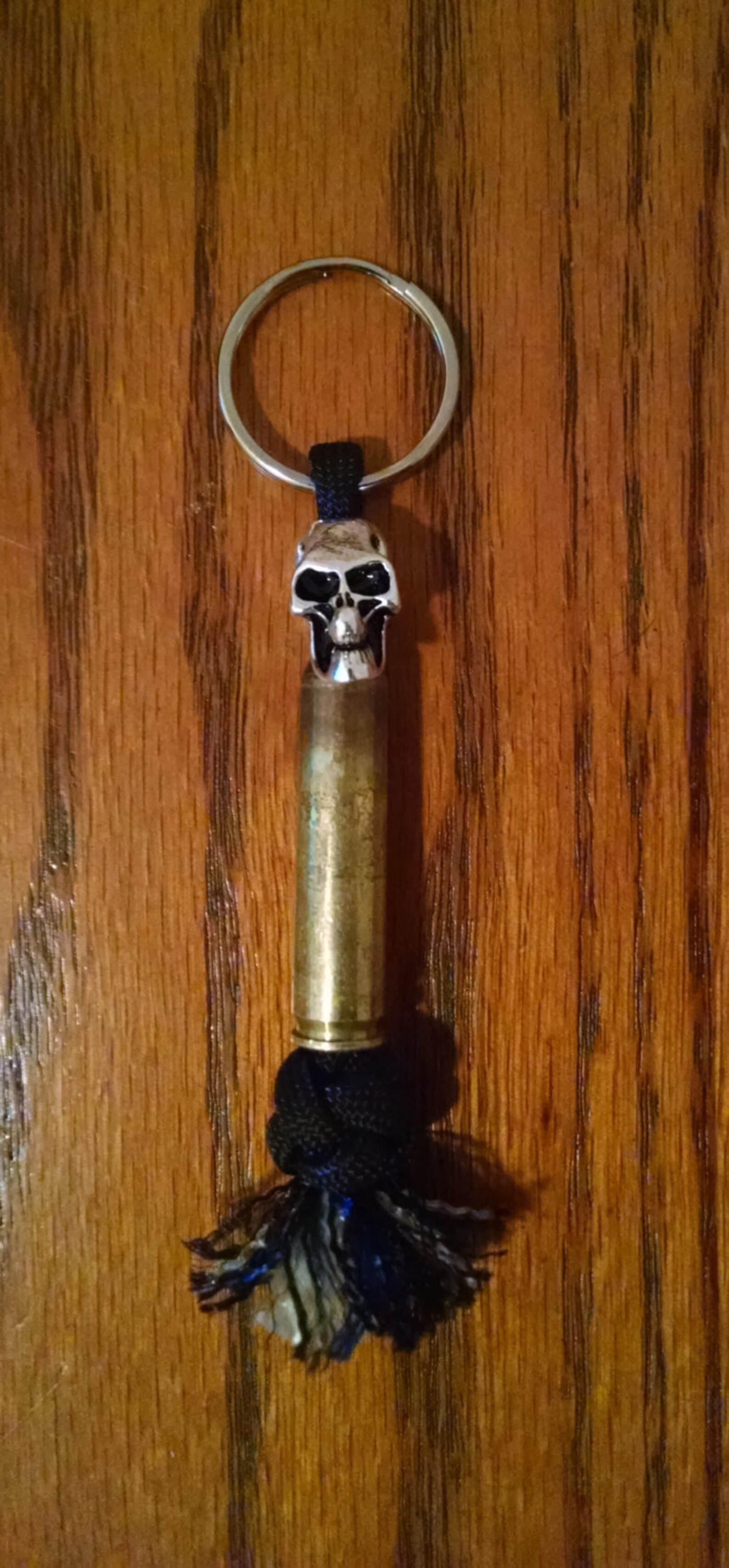 Custom Skull and Shell Casing Keychain - Etsy