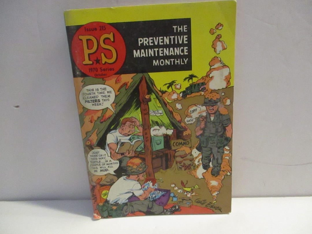 US Army PS Preventive Maintenance Monthly Comic Type Manual, October ...