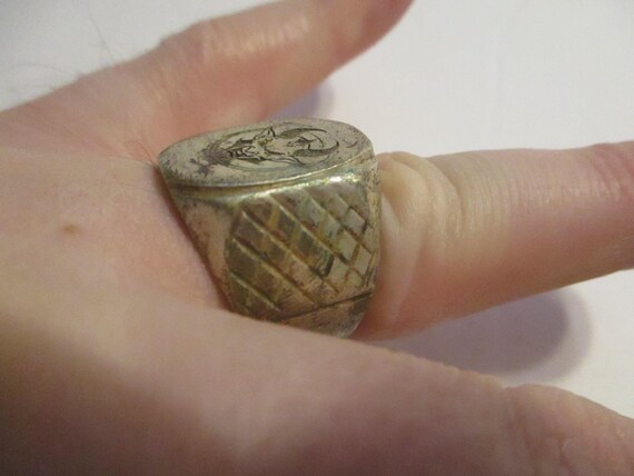 Antique Devil/Lucifer/Satan ring. 1910's to 1940's. U… - Gem
