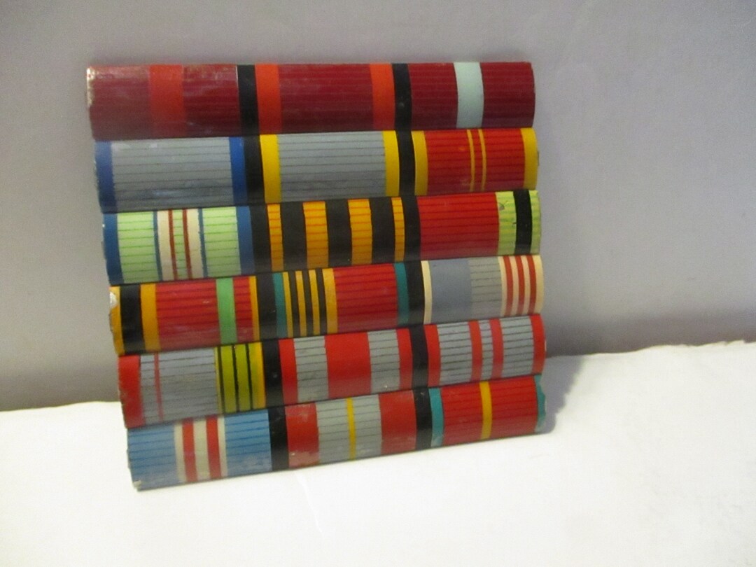 Soviet Communist Award Ribbon Bar Set. Military and Labor. Circa 1970s ...