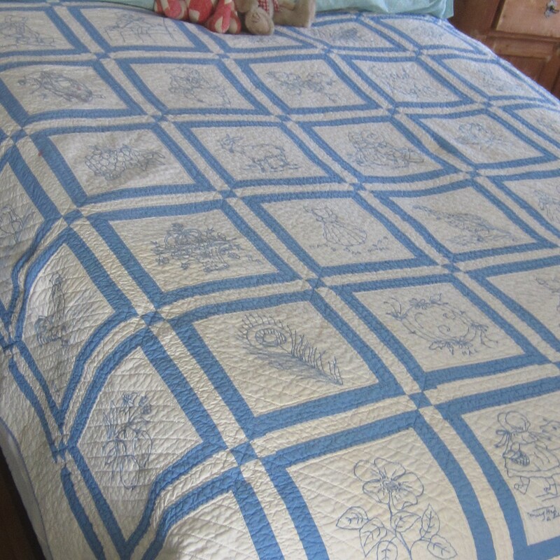 Embroidered Quilt - Etsy