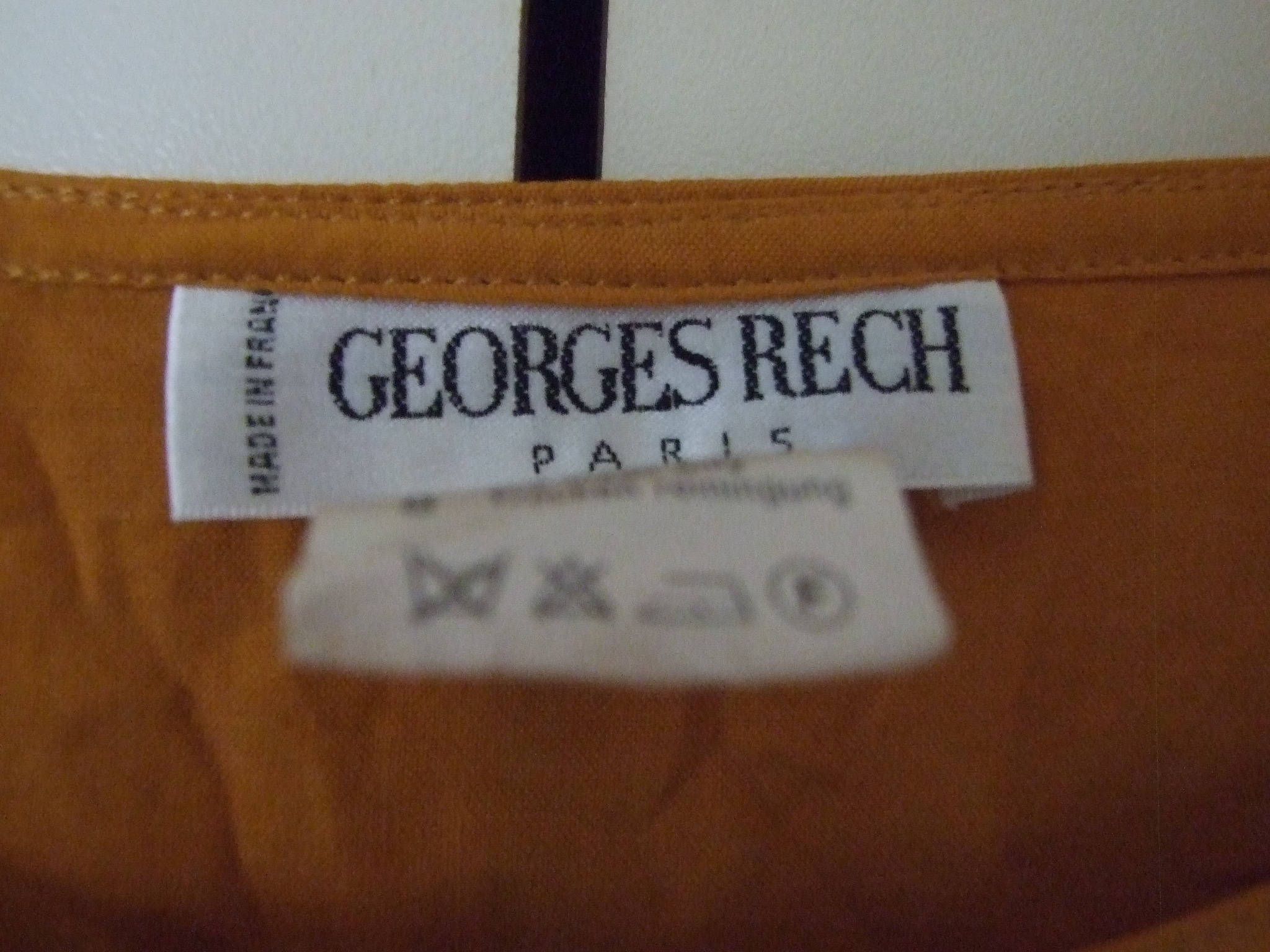 Vintage Georges Rech Paris Designer Blouse, Made in France, 100% Silk ...