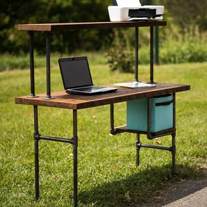 Reclaimed Wood Desk, Computer Desk, Home Office Desk, Barn Wood Desk ...