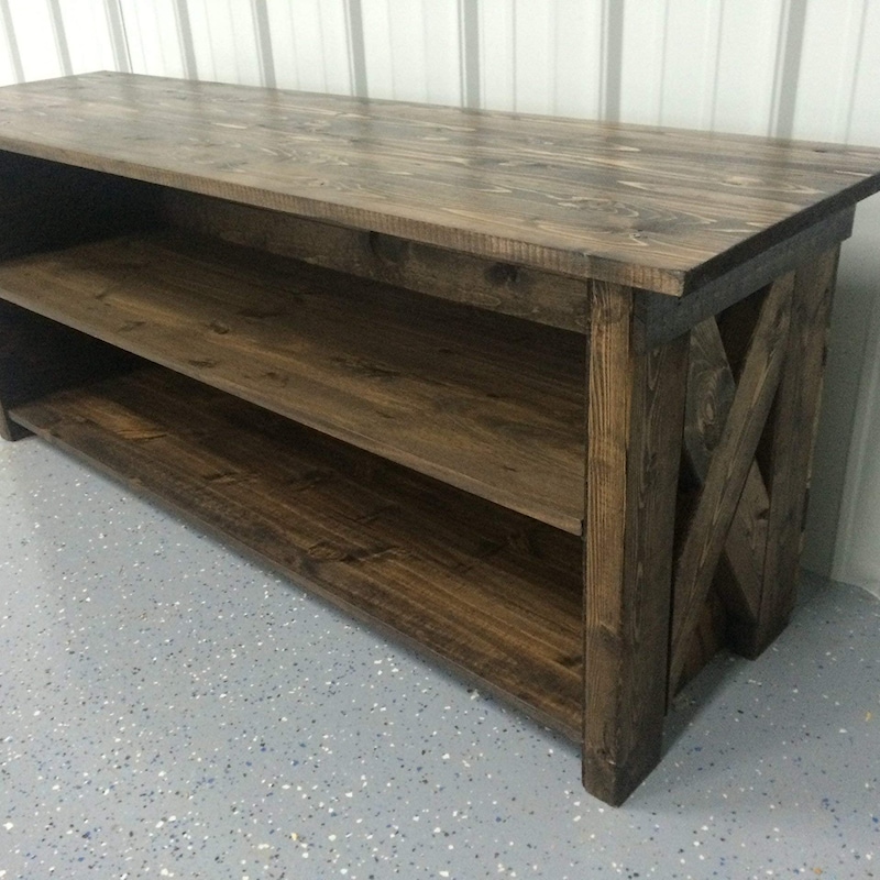 Rustic Media Center - Etsy