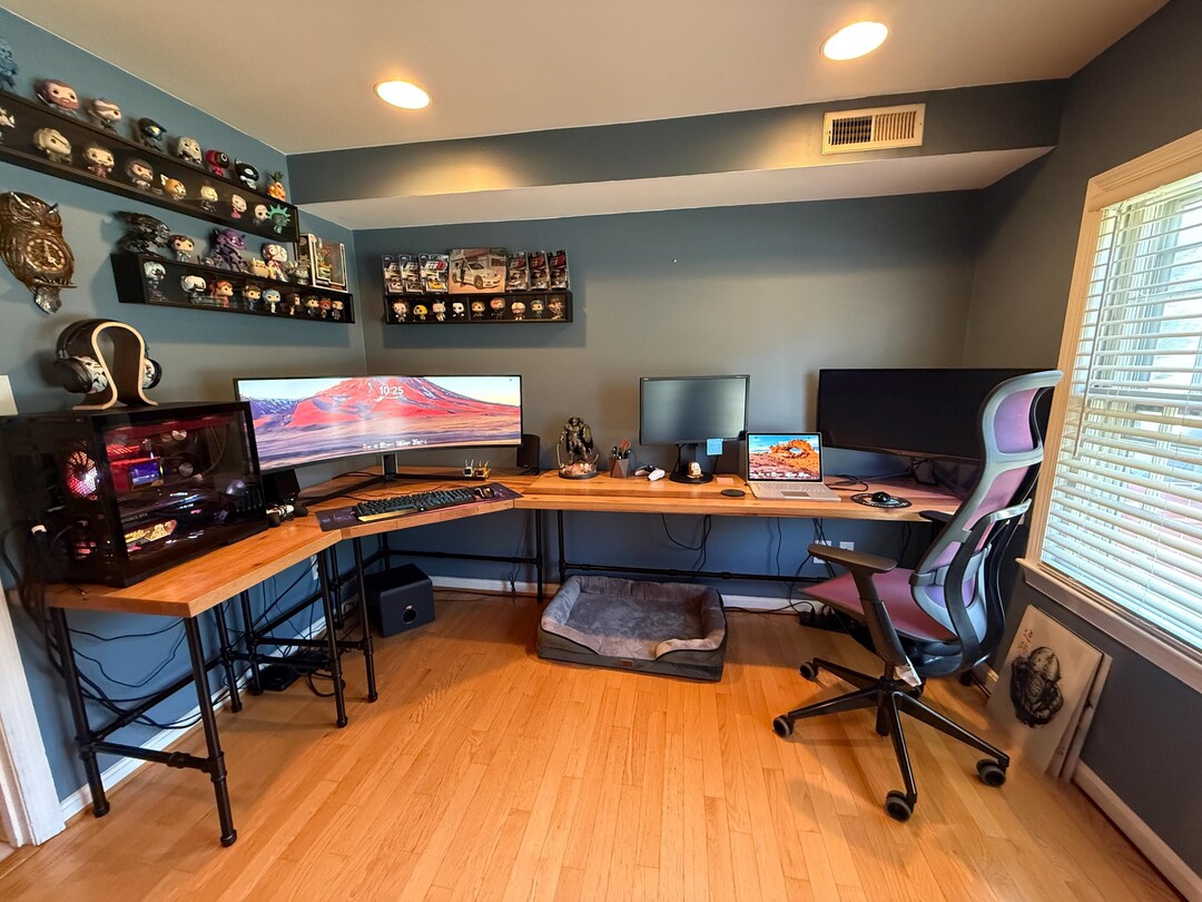Customized L Shaped Desk, You Pick Your Tables, Corner Desk, L Desk , L ...