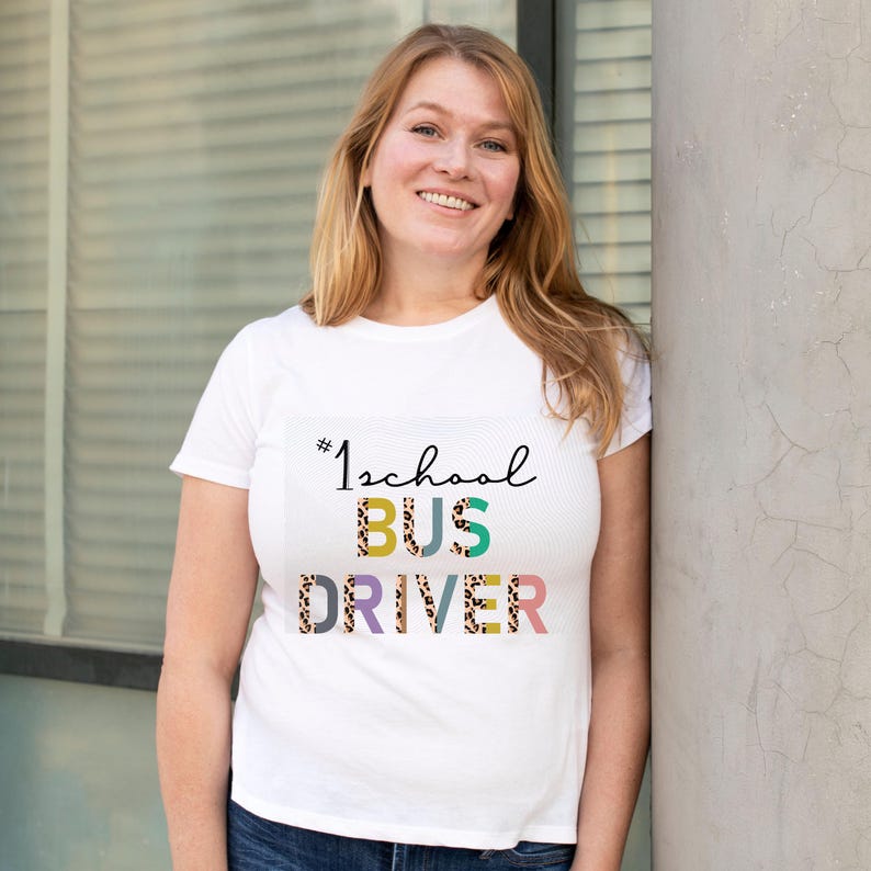 Preppy Retro Bus Driver PNG Clip Art Back to School SVG, Teacher PNG ...