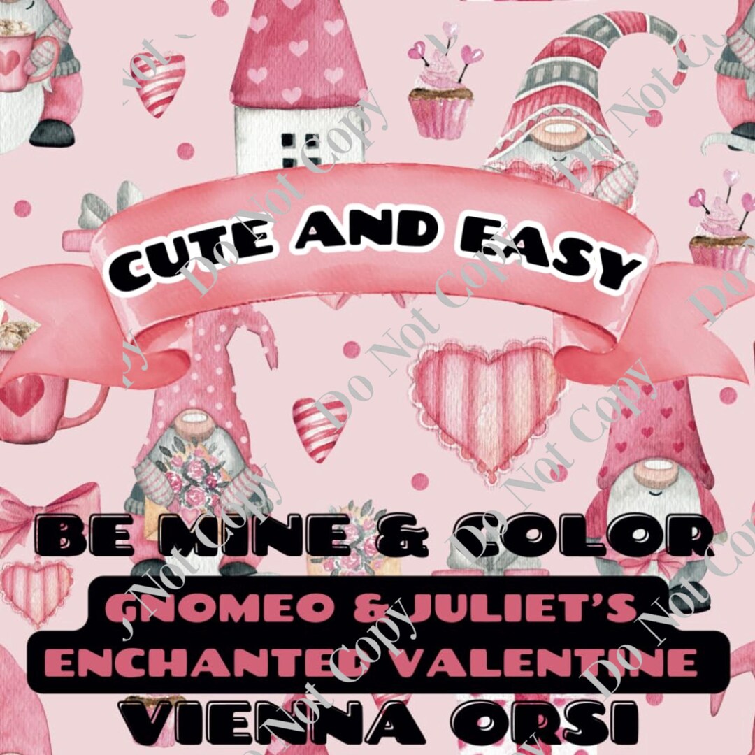 Be Mine & Color Gnomeo and Juliet's Enchanted Valentine Coloring Book ...