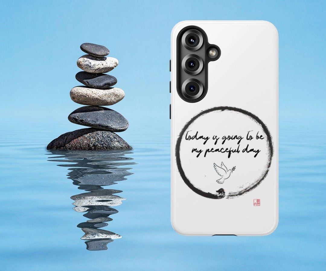 Today is Going to Be My Peaceful Day Samsung Phone Tough Case Walk for ...