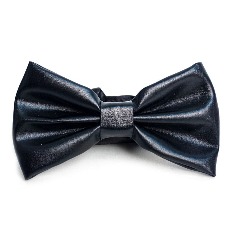 Leather Bow Ties - Etsy