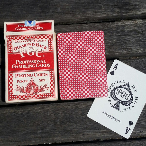 Antique Playing Cards Box - Etsy